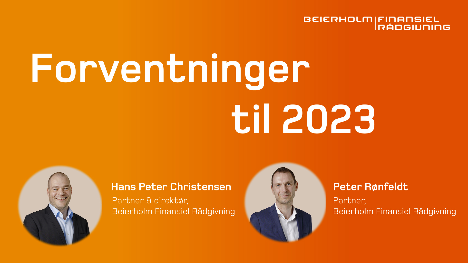 Finansielle forventninger til 2023 | Beierholm